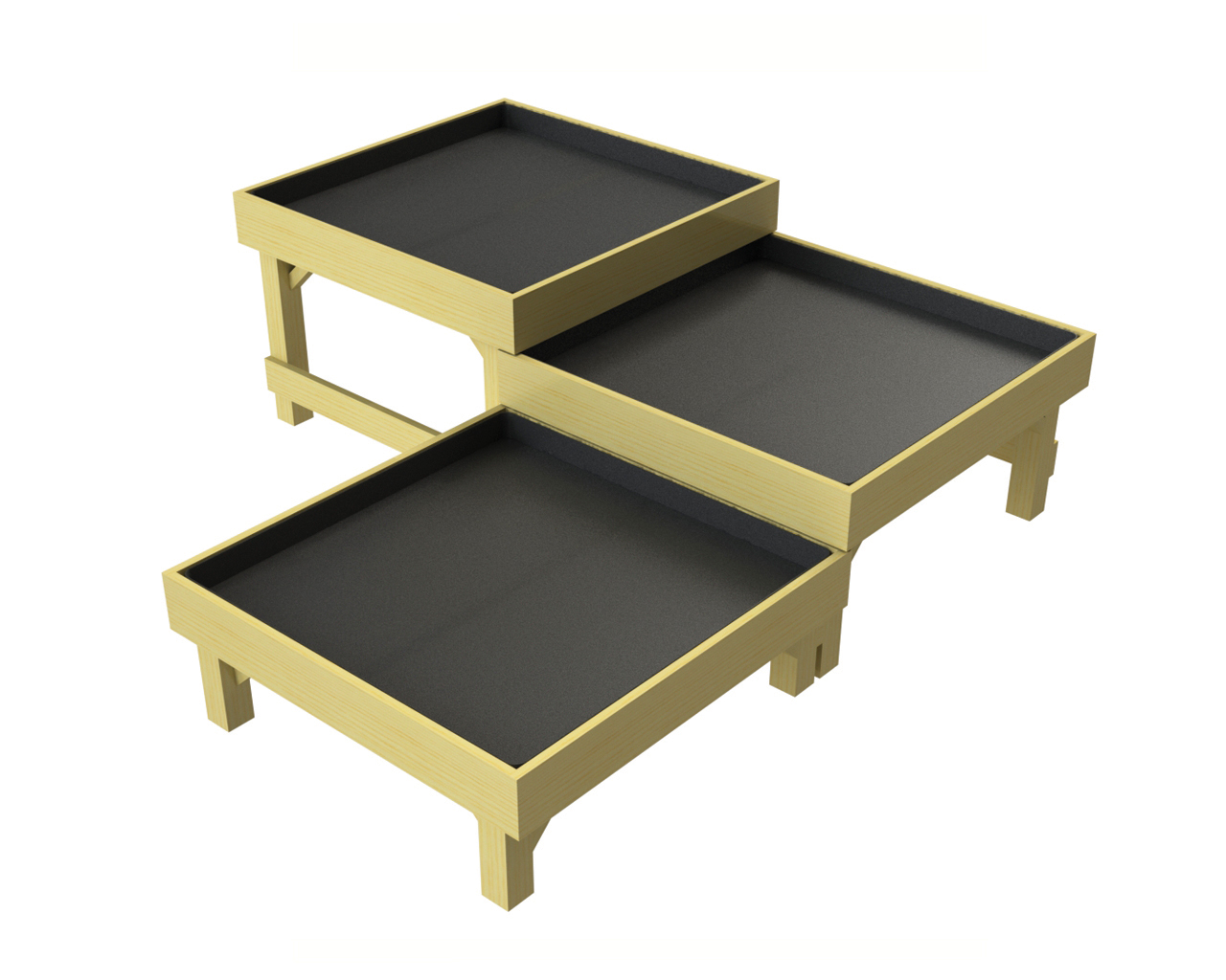 Square Flood Table Arrangement • Stagecraft